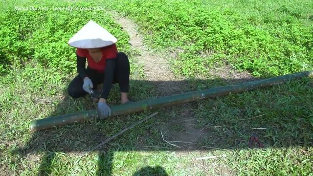 Building A Bamboo Farm Gate - Leave The Noisy City To The Countryside | Hoang Thu Hoai