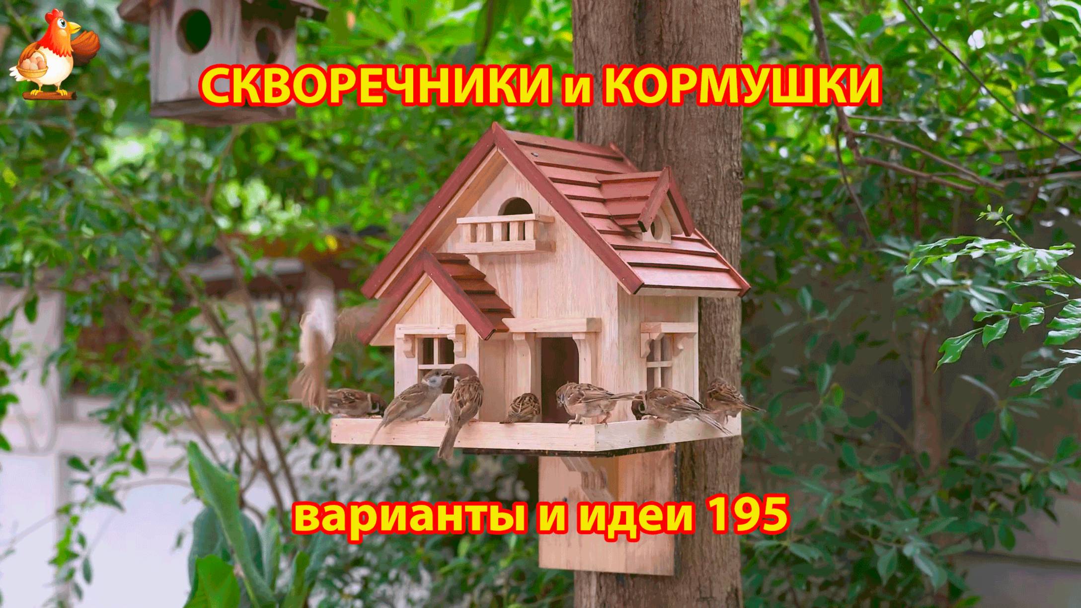 Скворечники и кормушки своими руками для птиц (195) 🪚🪛🔨 Идеи для дачи и сада пошагово ❣️