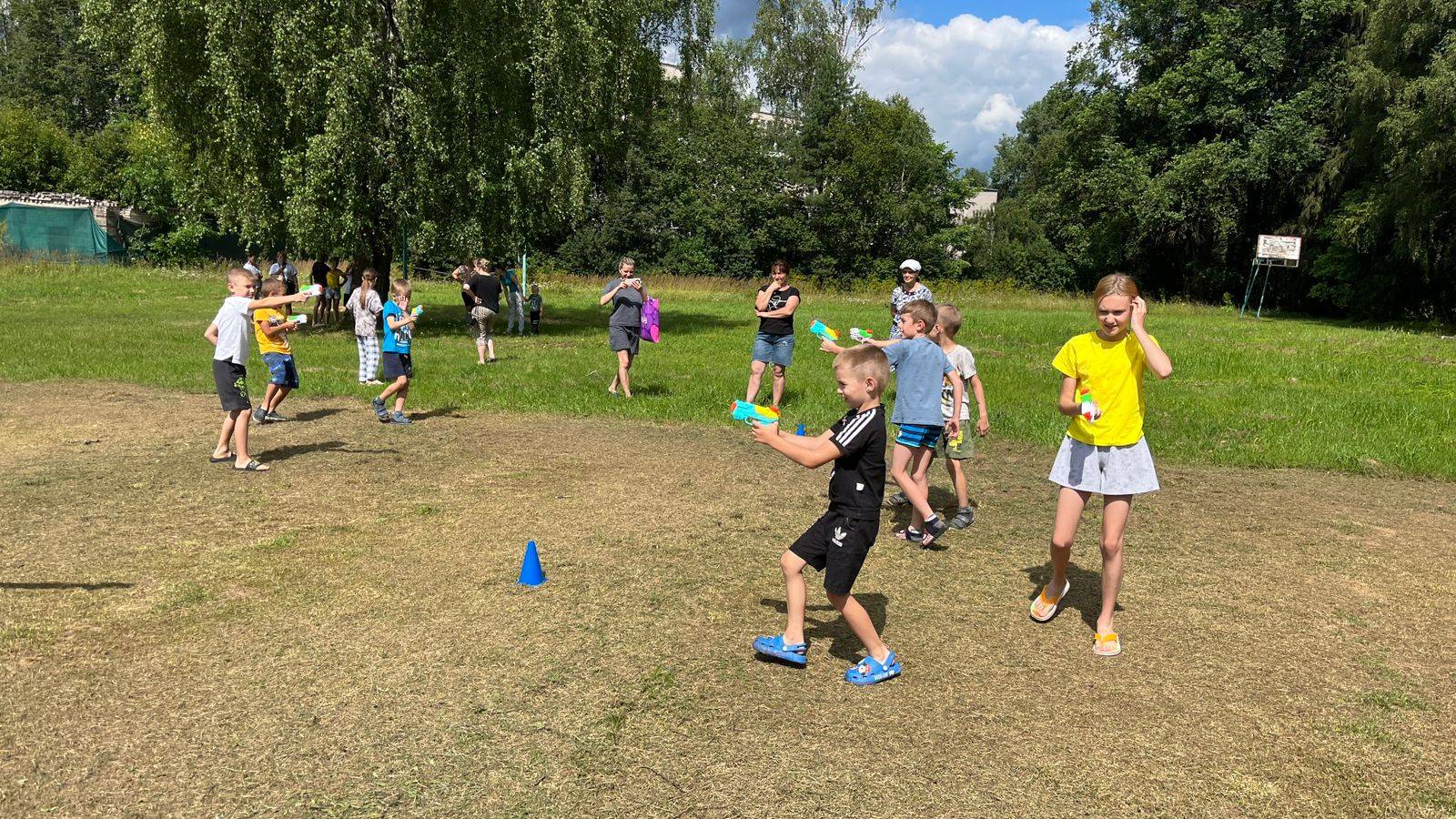 Битва на водяных пистолетах