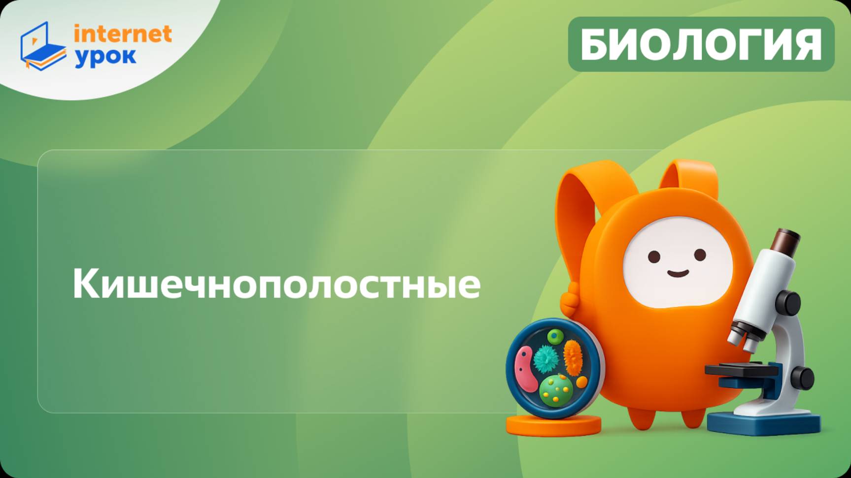 Кишечнополостные. Видеоурок по биологии 7 класс