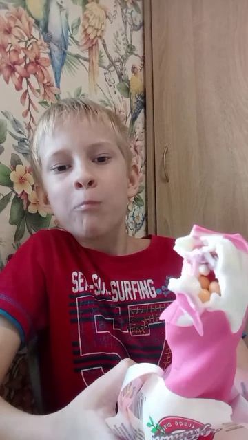 Я нашёл мороженое с шариками Лабубу