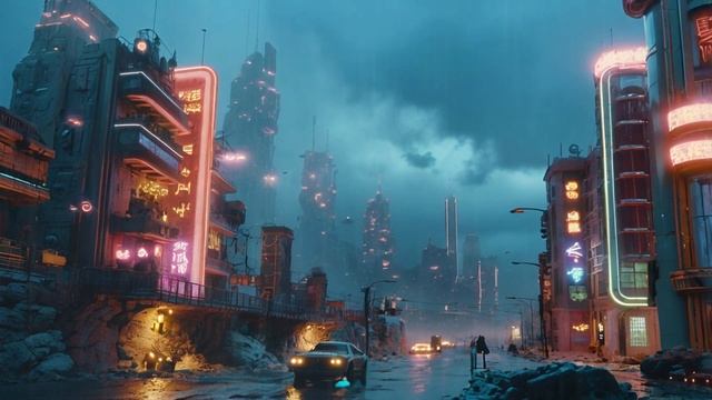 Neon Dust - Dystopian Atmospheric Dark Ambient - Post Apocalyptic Ambient Journey