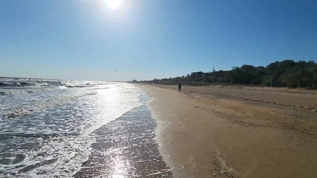 Азовское море, медузы ушли.