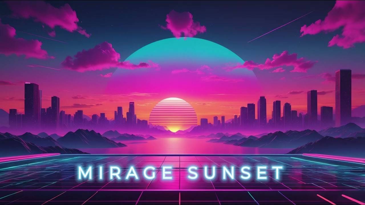 Mirage Sunset - Synthwave Music 2025