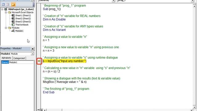 1 Essentials of programming language Visual Basic VBA