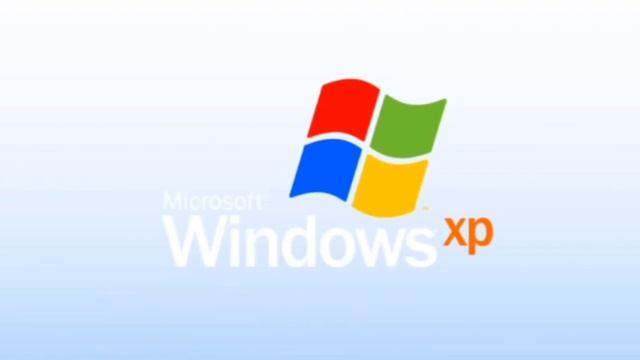 Windows XP анимация наоборот.