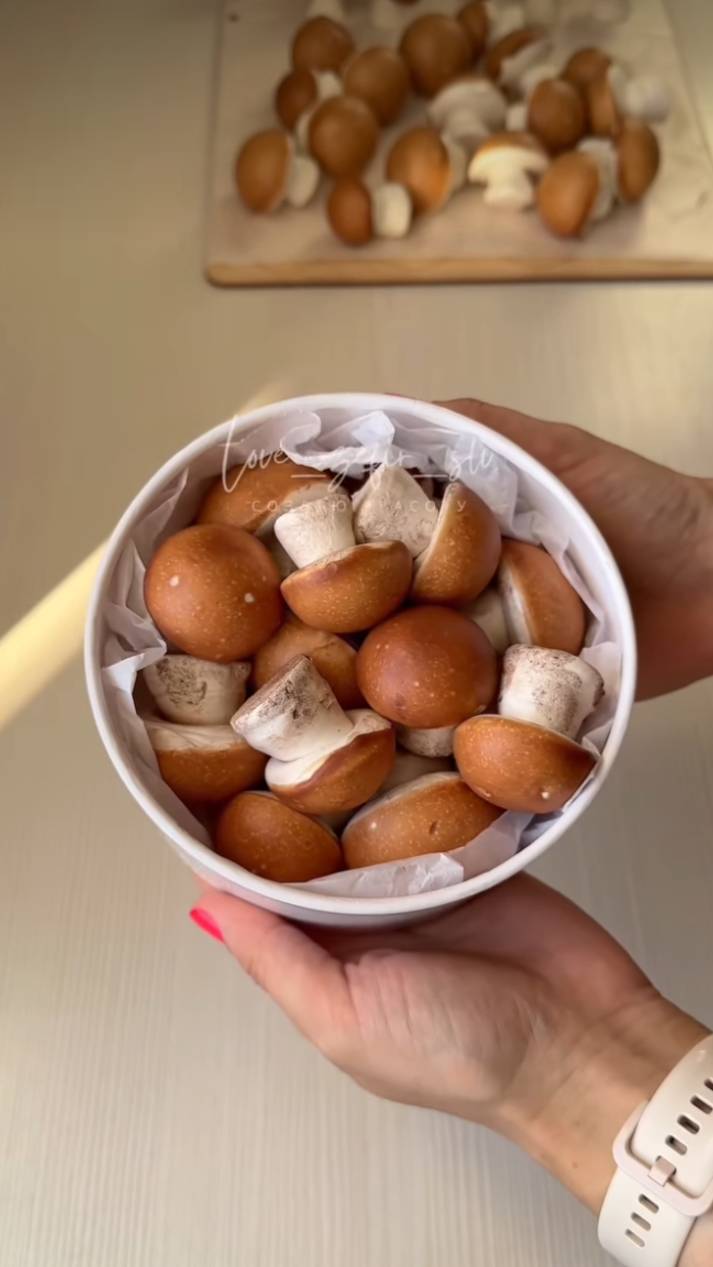 Зефирные грибочки🍄🟫