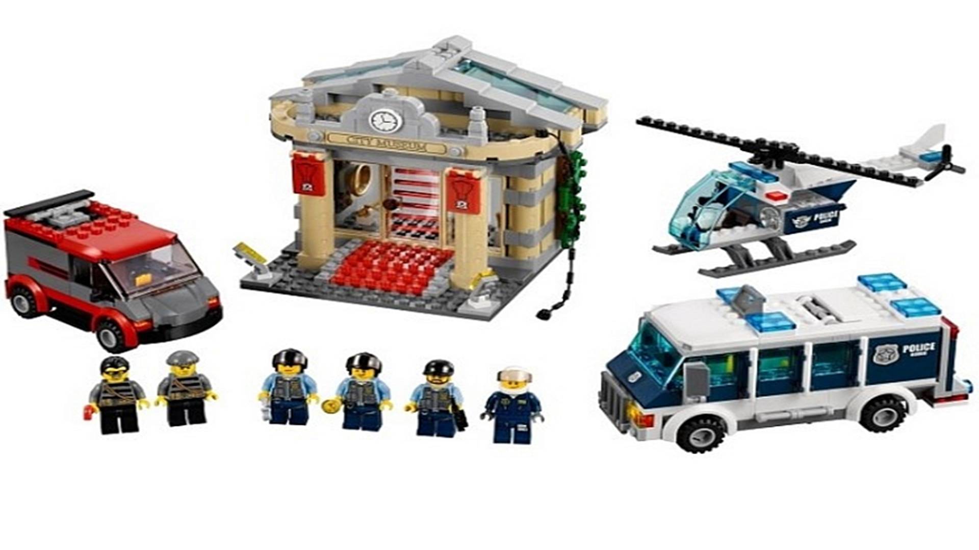 Lego City 60008 Взлом музея