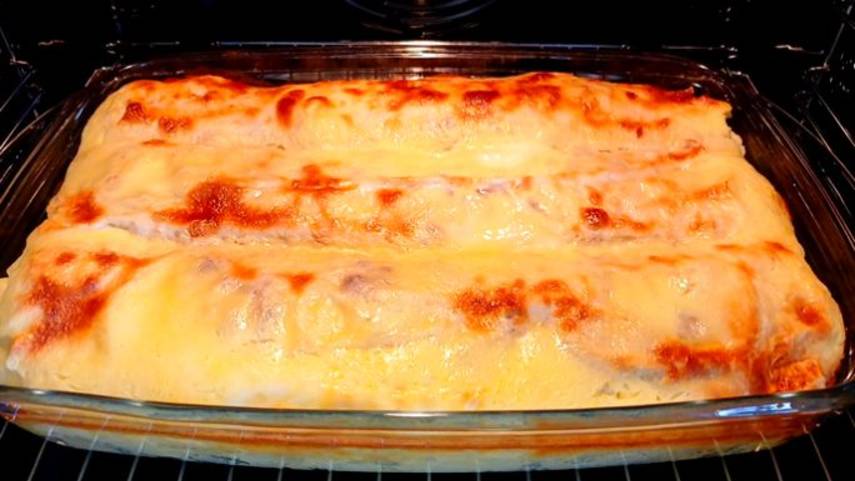 Ленивый Пирог из ЛАВАША