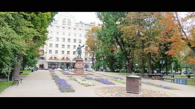 Воронеж. Благовещенский собор. Петровский сквер.
