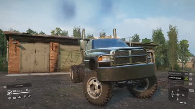 #snowrunner GWC 06500 JAT DODGE RAM 6X6 супер внедорожник самый лучший мод