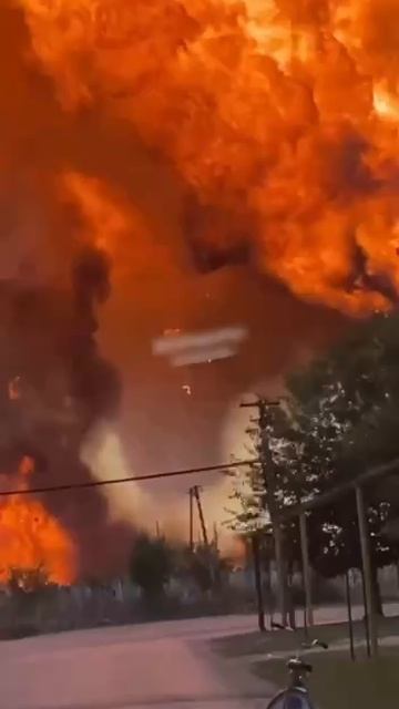 Взрыв автозаправки в Дагестане.