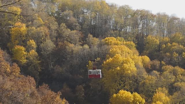 Кисловодск - канатная дорога в парке.