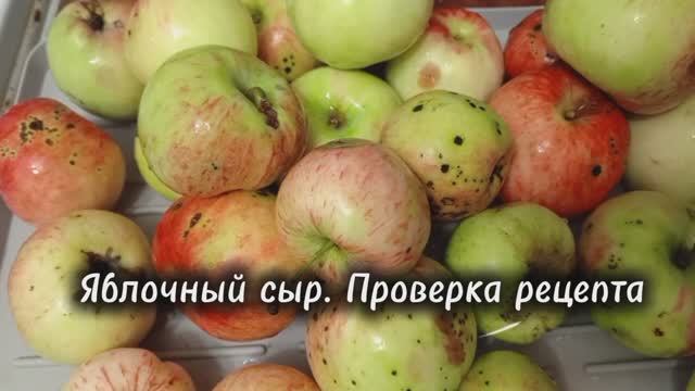 ЯБЛОЧНЫЙ СЫР 🍏🍎 Эксперимент по приготовлению литовского десерта из яблок по рецепту из интернета