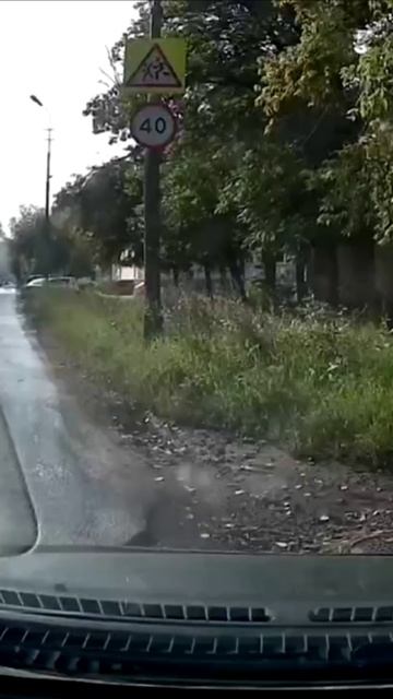 Пришлось сойти с трассы