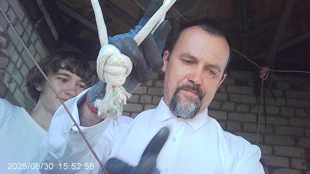 Колокольный звон ко всенощному бдению 30 августа 2025:  трезвон вместе с учеником - Матвеем