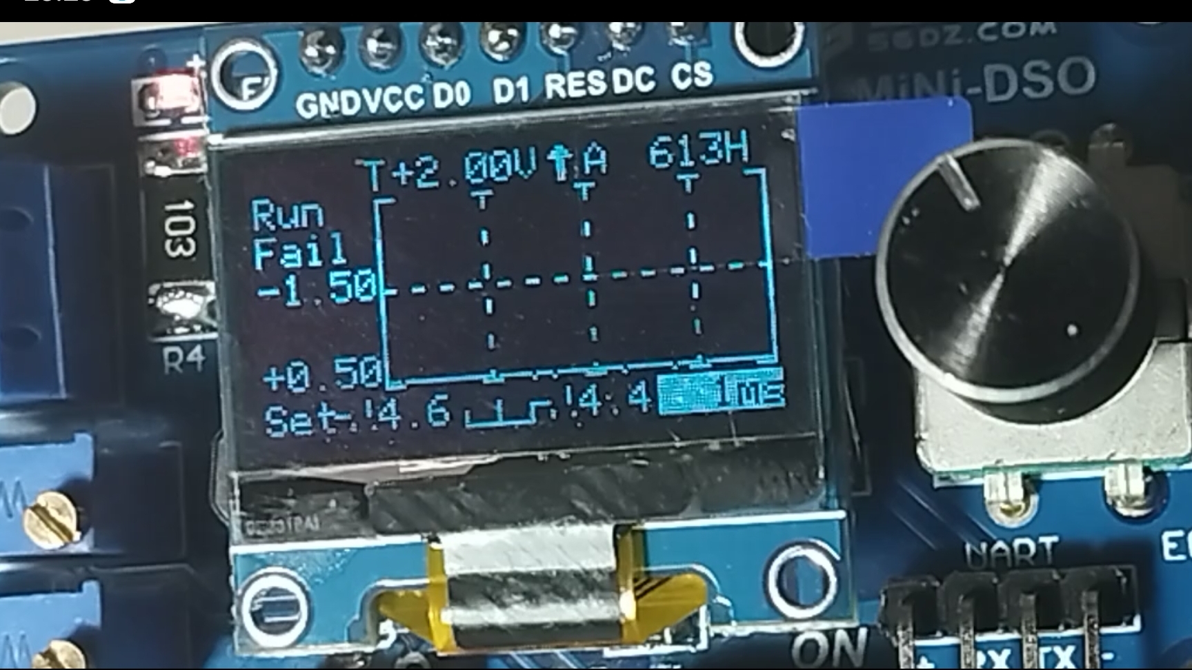 Четкий Mini DOS .Осциллограф своими руками из РК.