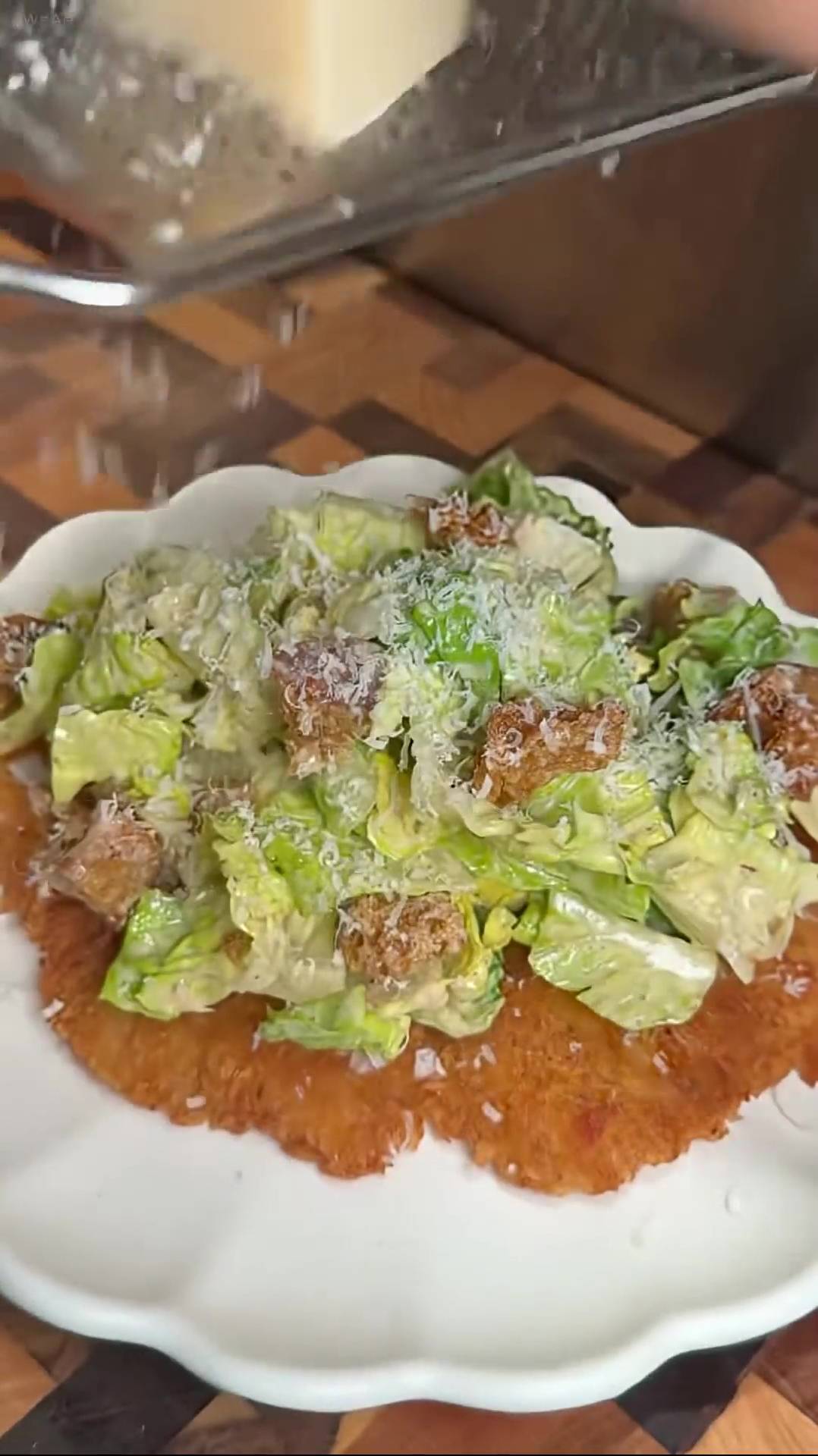 Хрустящий куриный цезарь 😍🔥