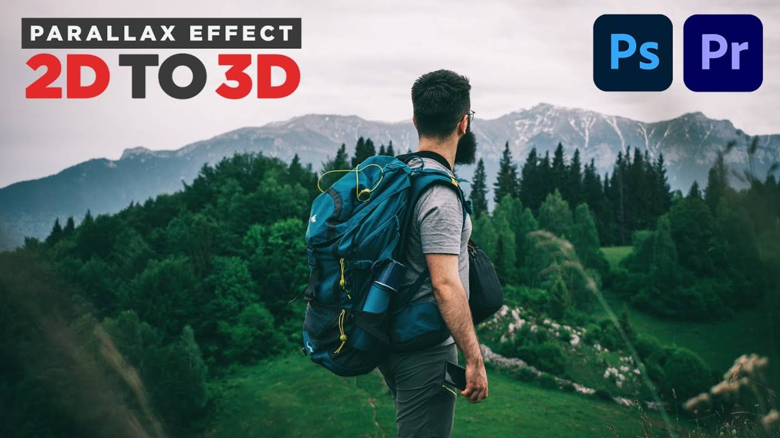 Как создать 3D-анимацию с параллакс-эффектом в Premiere Pro и Photoshop