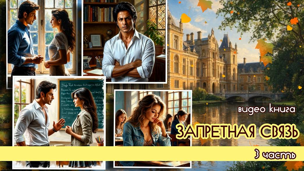 Видео книга "ЗАПРЕТНАЯ СВЯЗЬ" (3 ЧАСТЬ) с Шах Рукх Кханом ❤