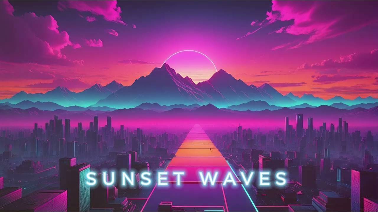 Sunset Waves - Synthwave Music 2025