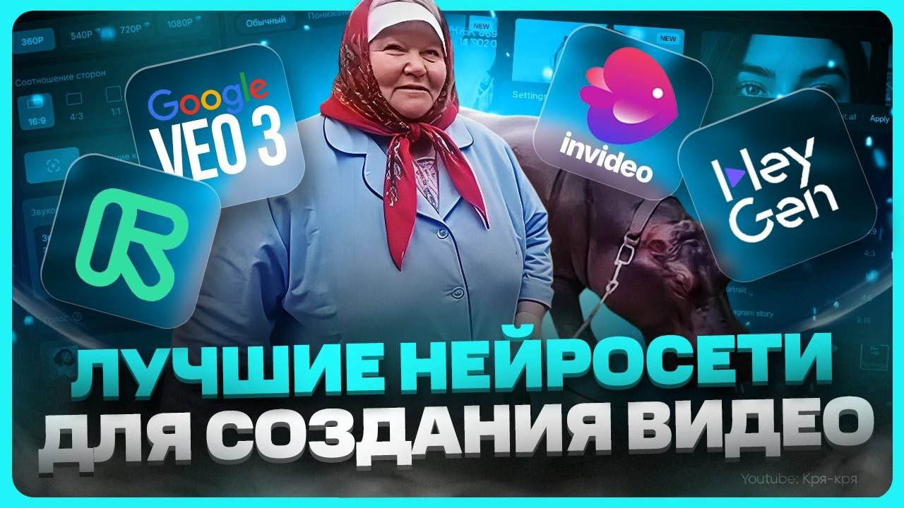 Лучшие нейросети для создания видео