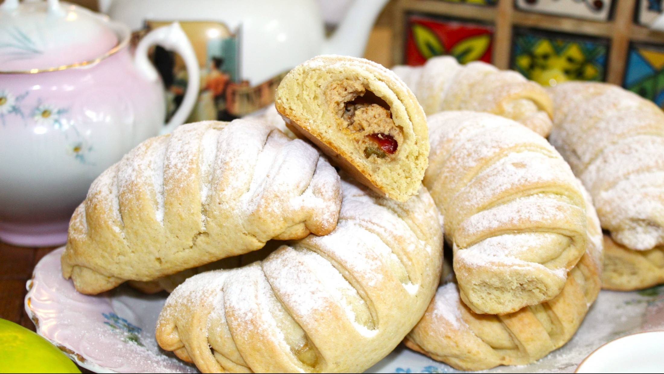 Сметанное печенье с творогом