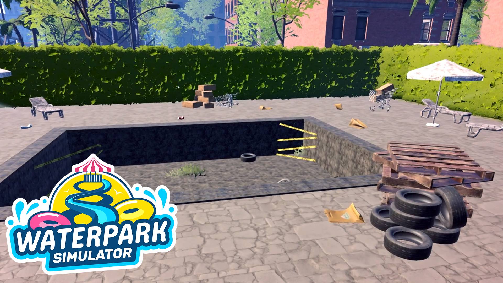 Бросил всё ради аквапарка - Waterpark Simulator | #первыйвзгляд