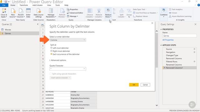 2.10. Preparing Data for Power BI - Splitting by Delimiter