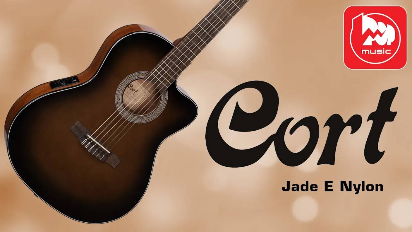 Cort JADE-E-Nylon Классическая гитара с подключением