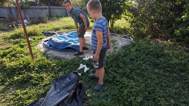 готовим сюрприз✨убрали бассейн✨южные будни мамы пятерых✨влог 16.08.2025