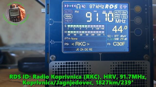25.07.2025 15:47UTC, [Es], Radio Koprivnica (RKC), Хорватия, 91.7МГц, 1827км