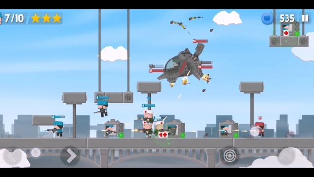 Медики против робота в Clone Armies.