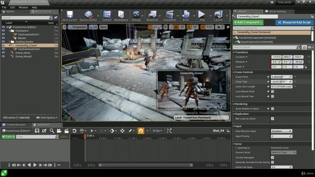 18 Using Camera Rig Cranes