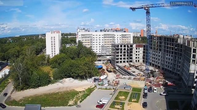 Таймлапс строительства ЖК "2Д Федосеенко" | 10 августа 2025 г.