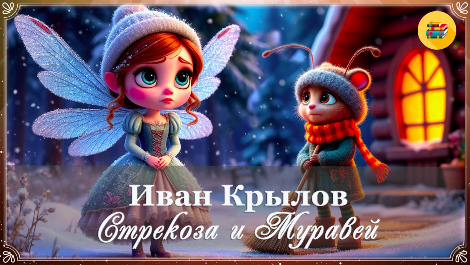 🐜 Иван Крылов. Стрекоза и Муравей | Басни Крылова | Мультфильмы для детей