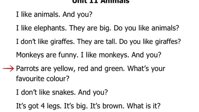 Я читаю по-английски, часть 11 Animals