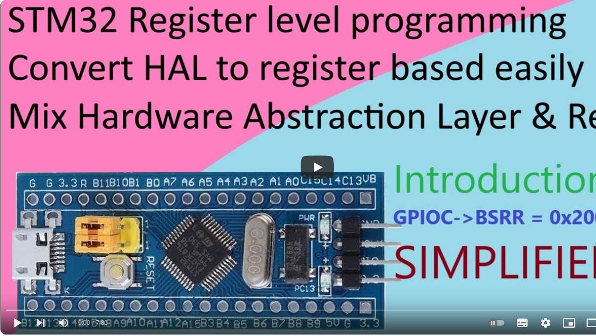 137. STM32 register level programming