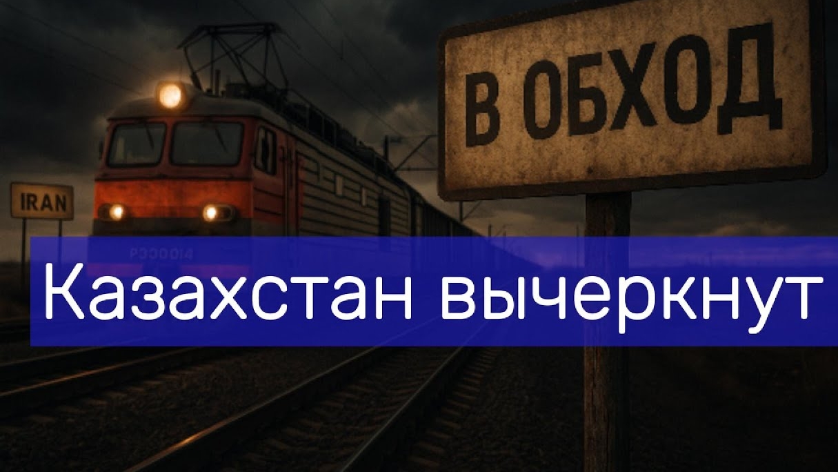 Казахстан вычеркнут. Россия уходит в обход. Всё.