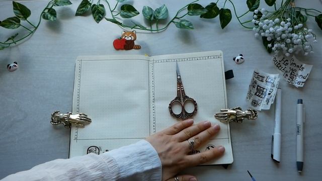 Minimalist September 2025 Bullet Journal Setup with Mini Printer