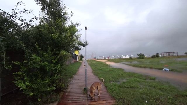 Потоп в Голубицкой, снесло пляж