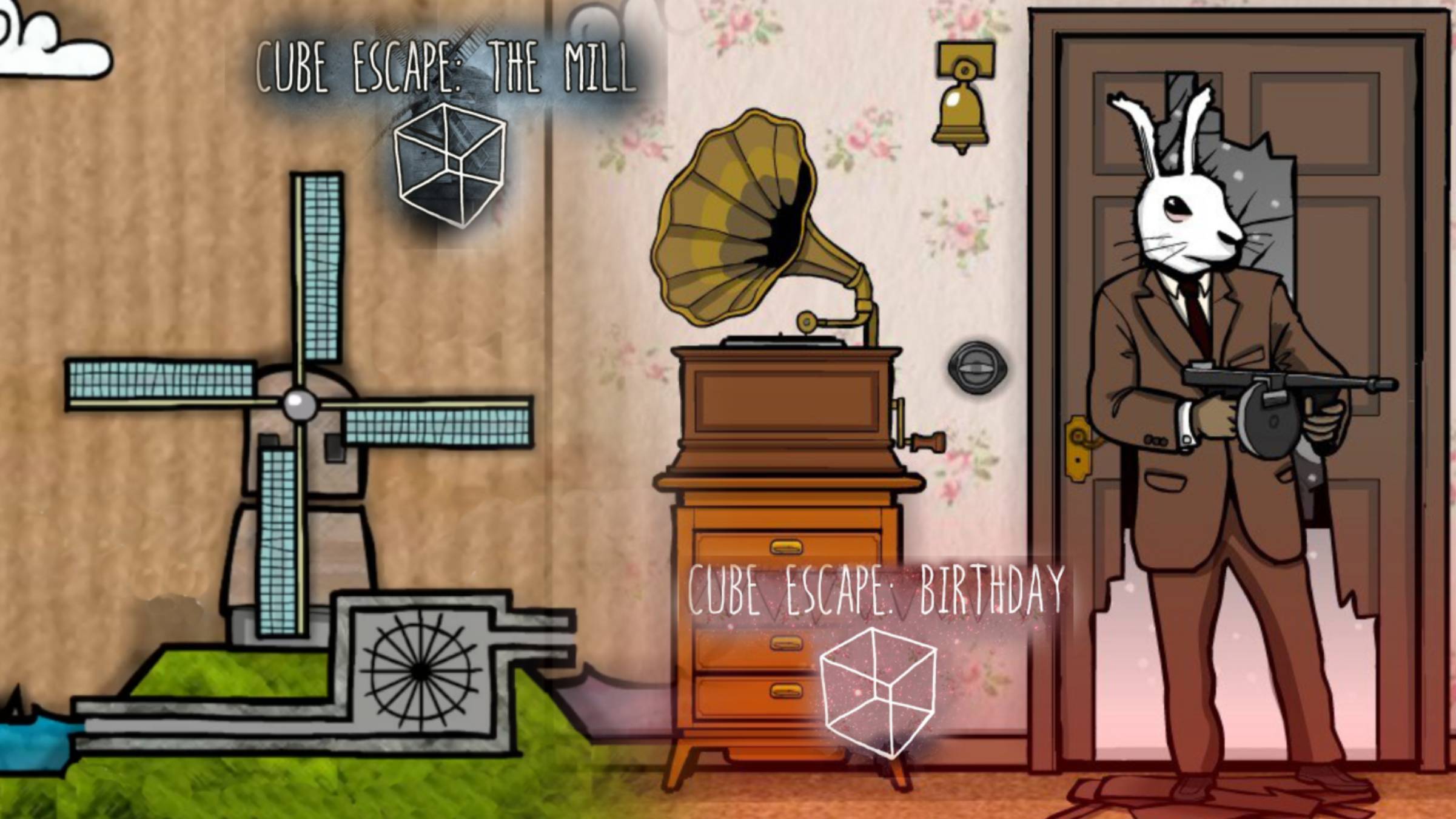 МЕЛЬНИЦА И ДЕНЬ РОЖДЕНИЯ | Cube Escape: The Mill и Cube Escape: Birthday прохождение