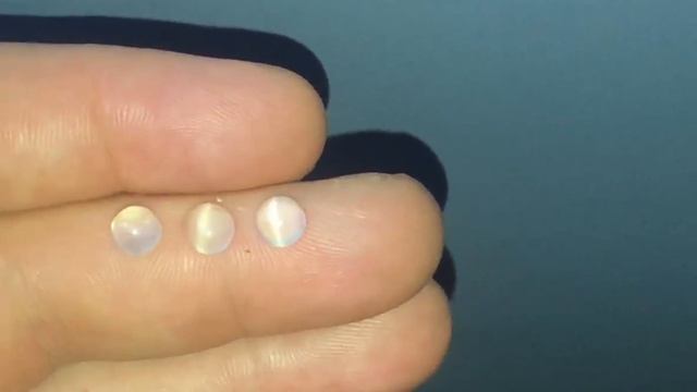 Лунный камень, трио 2,94кт №463