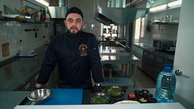 Ужин | Салат с жареным сыром халуми