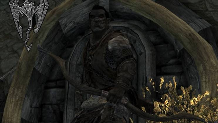 The Elder scrolls V: Skyrim. Прохождение за орка №13. Убиваем вампиров в пещере Лунный бор.