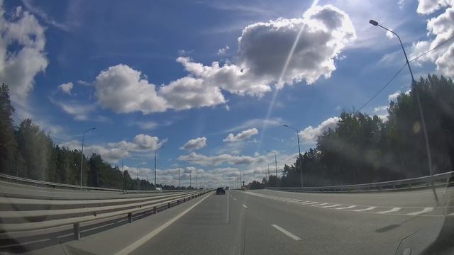 Поездка по улицам города Тюмень от Логунова до СНТ "Лесные Зори"