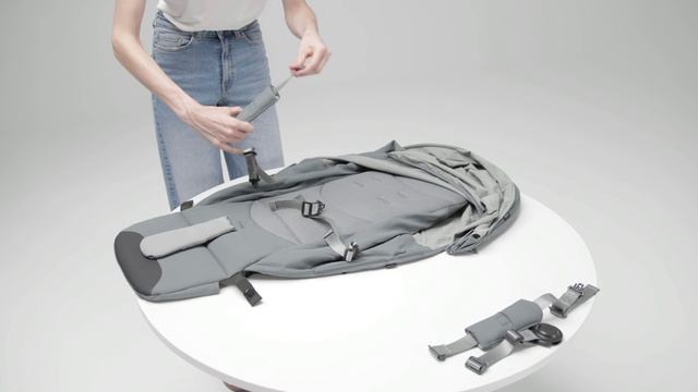 Inglesina Quid 3. Видео 3. Монтаж обивочной фурнитуры.