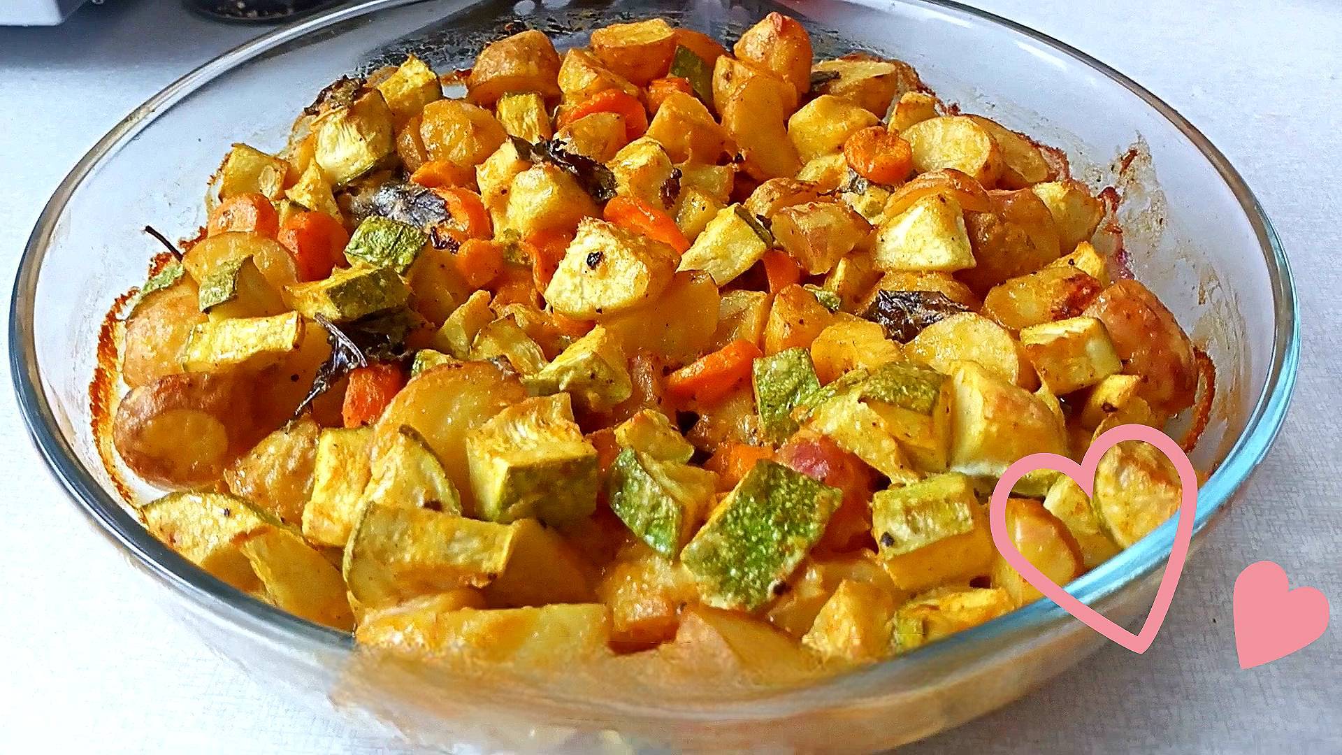 Очень вкусное ЗАПЕЧЁННОЕ ОВОЩНОЕ РАГУ из доступных овощей.