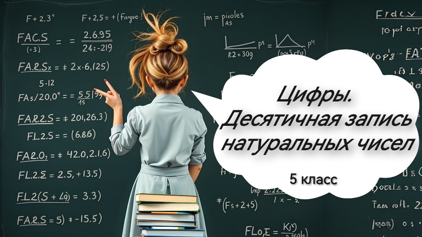 Цифры. Десятичная запись натуральных чисел. 5 класс