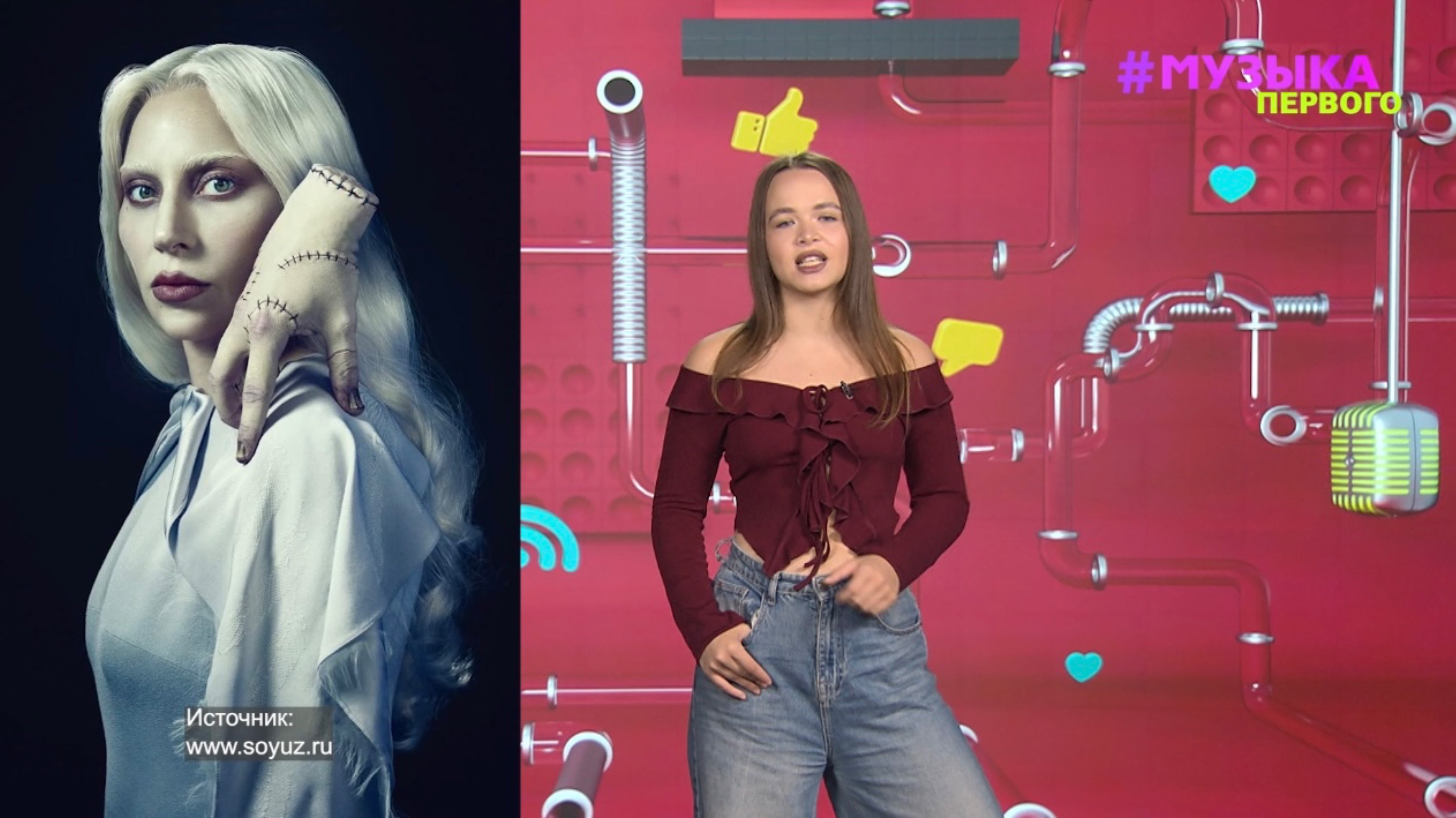 Новости Первого | MOT рассказал о роли танцев в своей карьере | Показали образ Lady Gaga в «Уэнсдей»